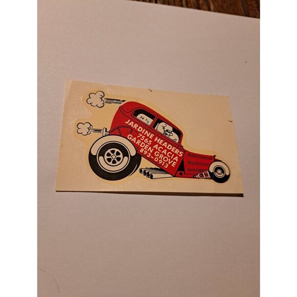 Jardin | Design | Vintage Original 6s Jardin Headers Water Slide Decal ...